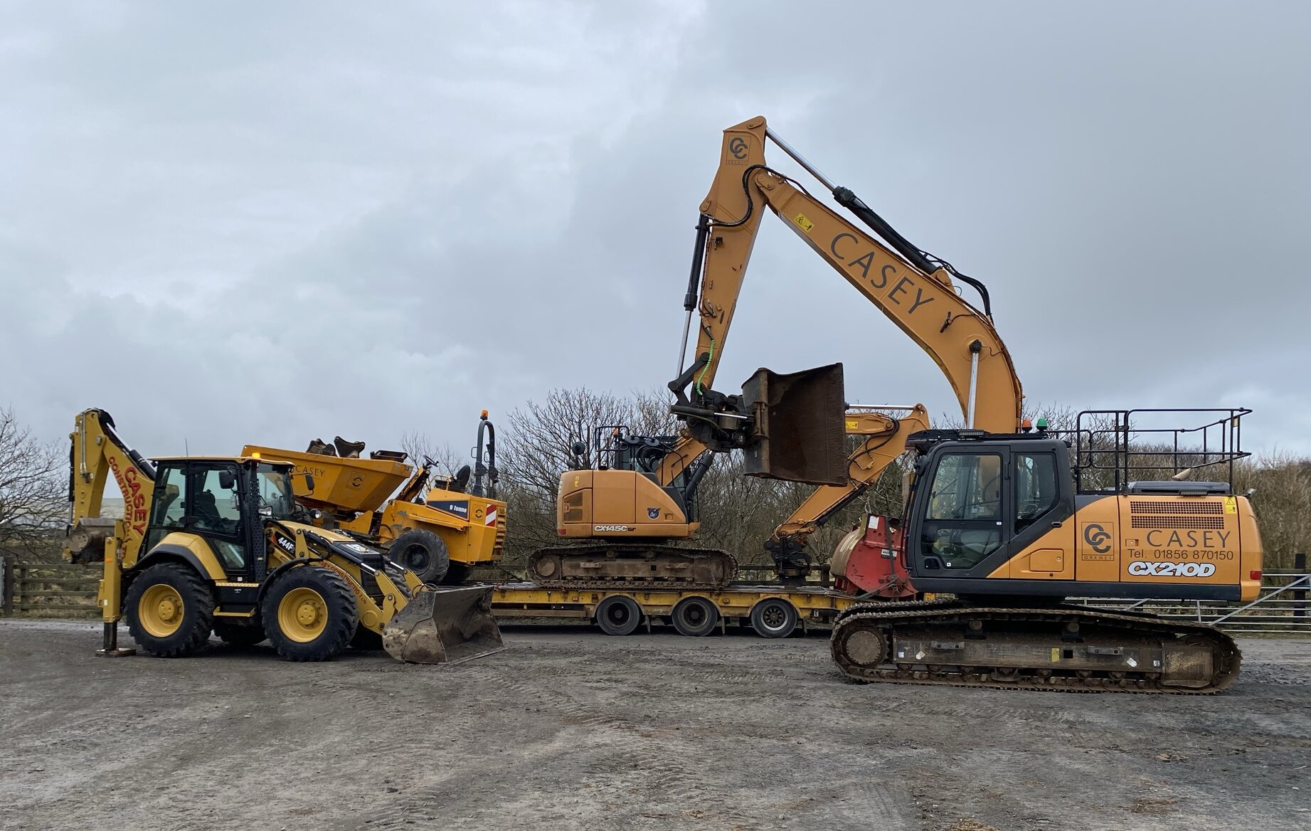 Casey Construction – Machine and vehicle hire in Orkney